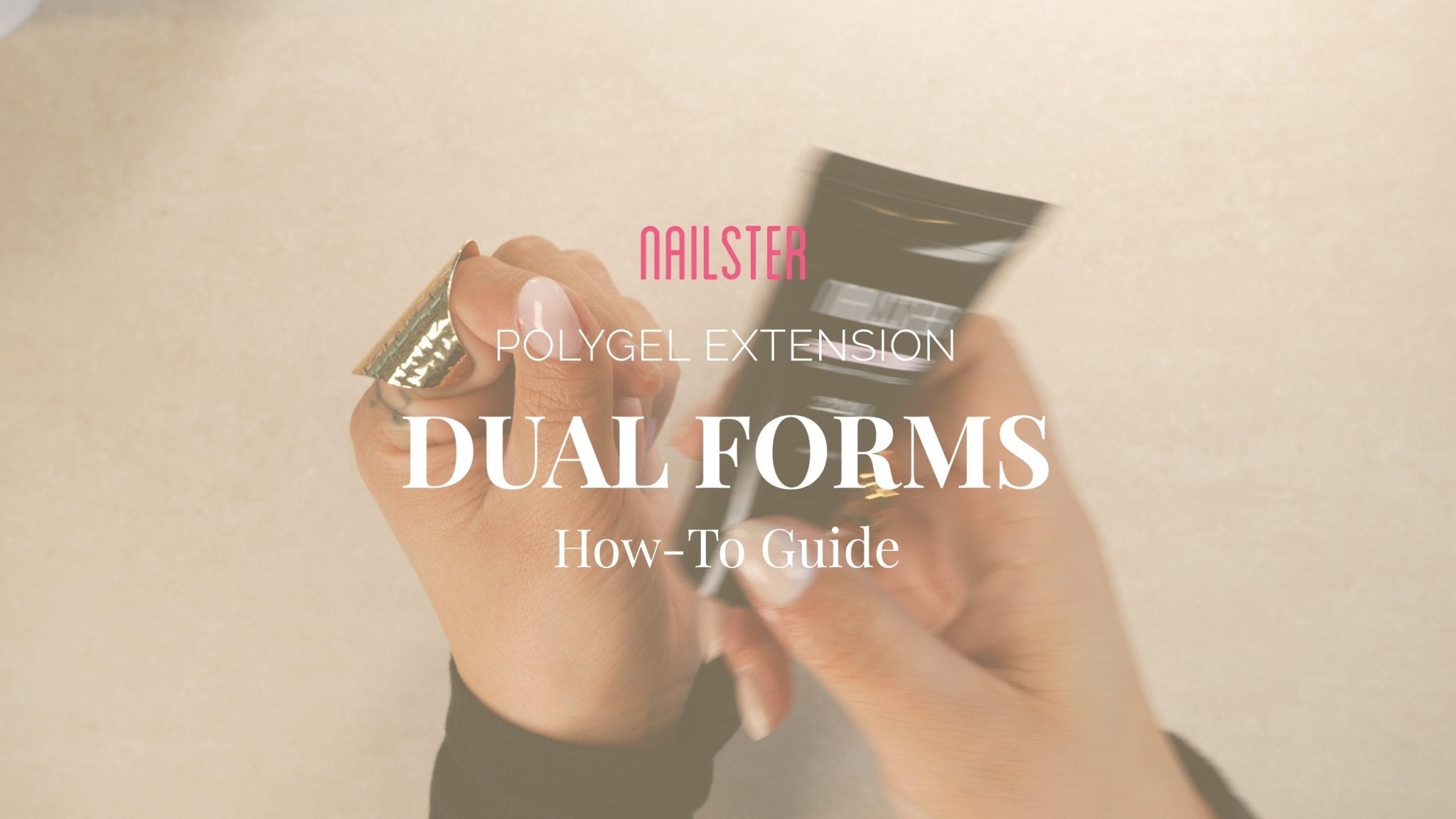 Förlängning med Polygel med Dual Forms